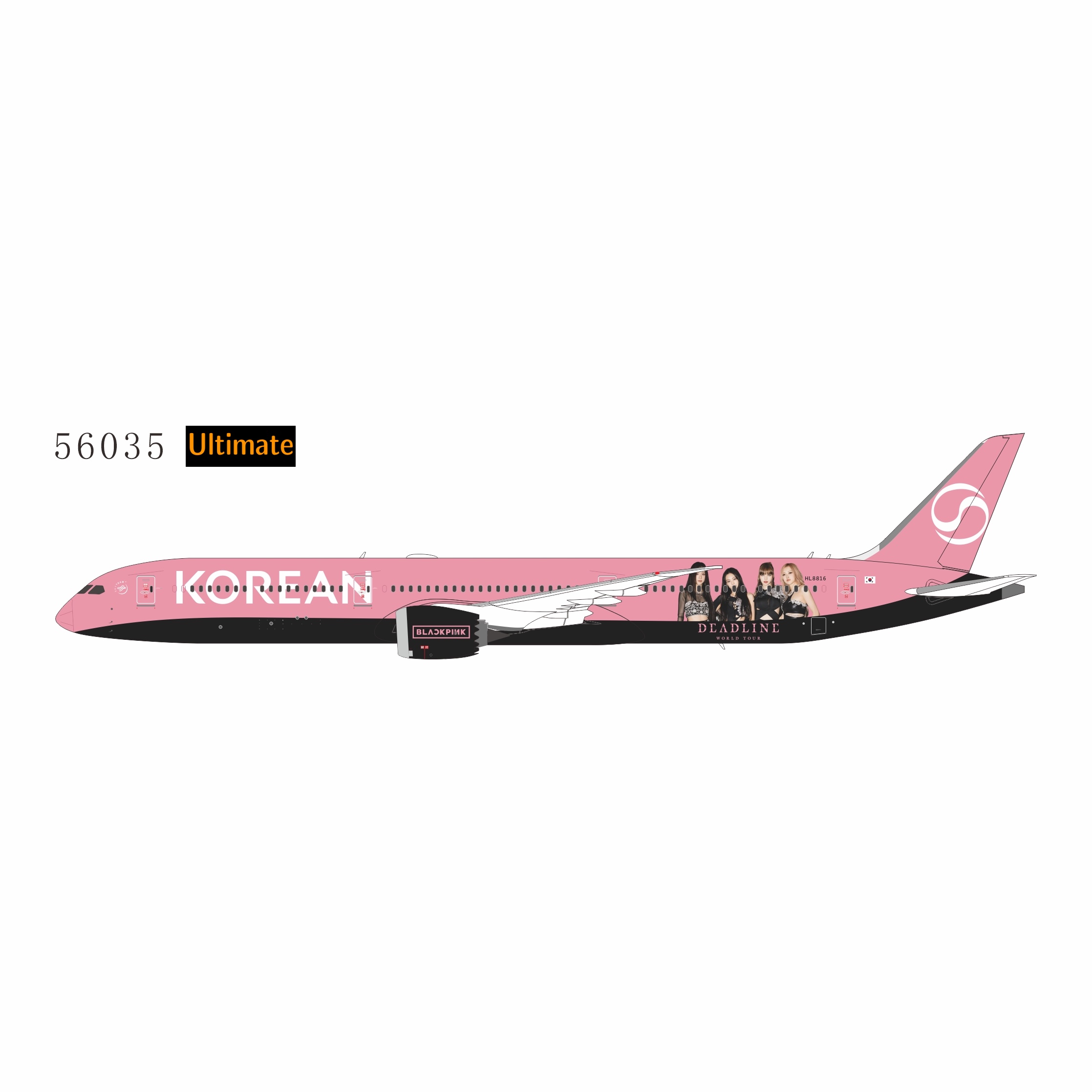 ScaleModelStore.com :: NG Models 1:400 - 56035 - Korean Air Boeing 787-10