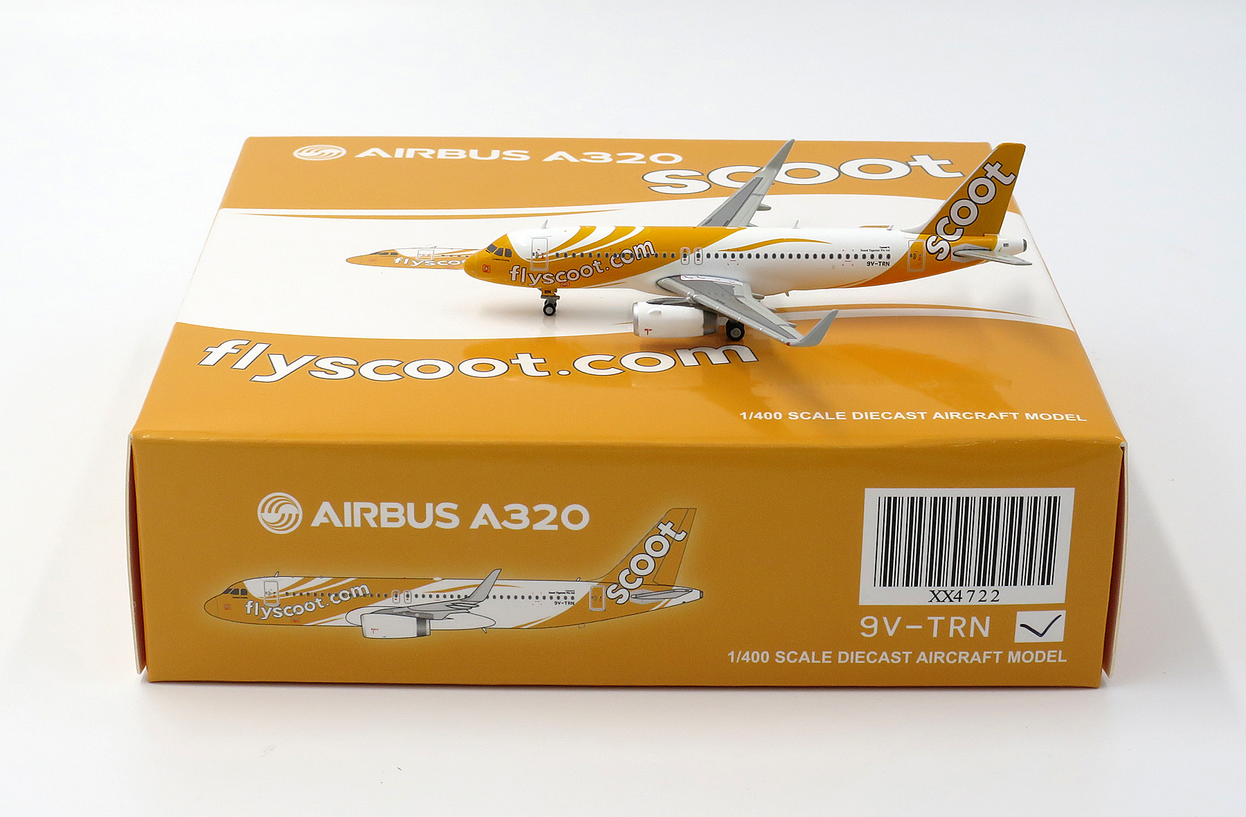 ScaleModelStore.com :: JC Wings 1:400 - XX4722 - Scoot Airbus A320
