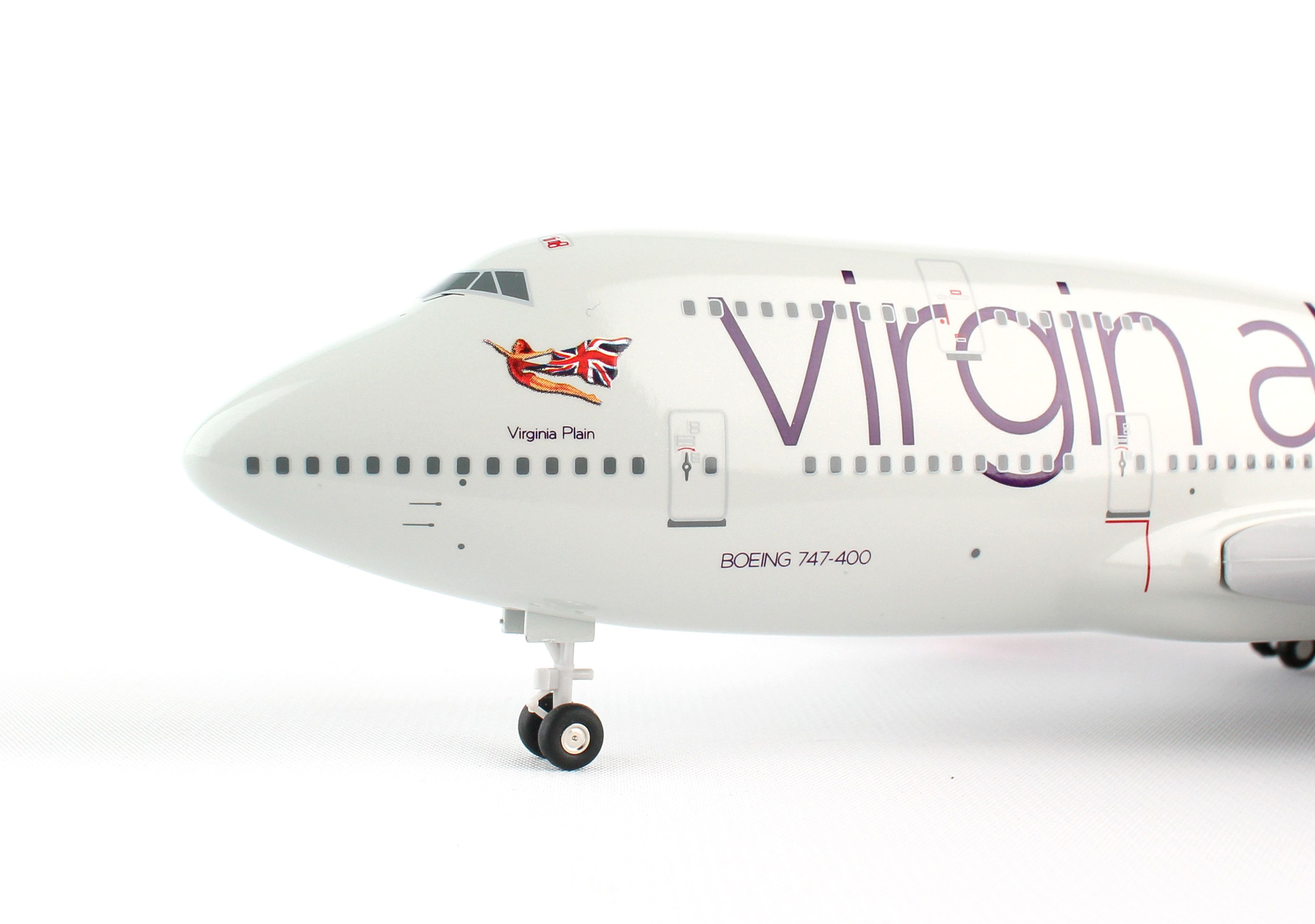 Airplane Art Virgin Atlantic Boeing 747 400 Departing