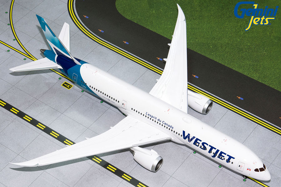 ScaleModelStore.com :: GeminiJets 1:200 - G2WJA826 - Westjet Boeing 787 ...