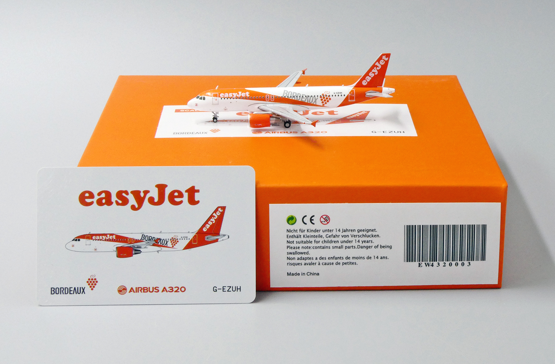 ScaleModelStore.com :: JC Wings 1:400 - EW4320003 - EasyJet Airbus A320