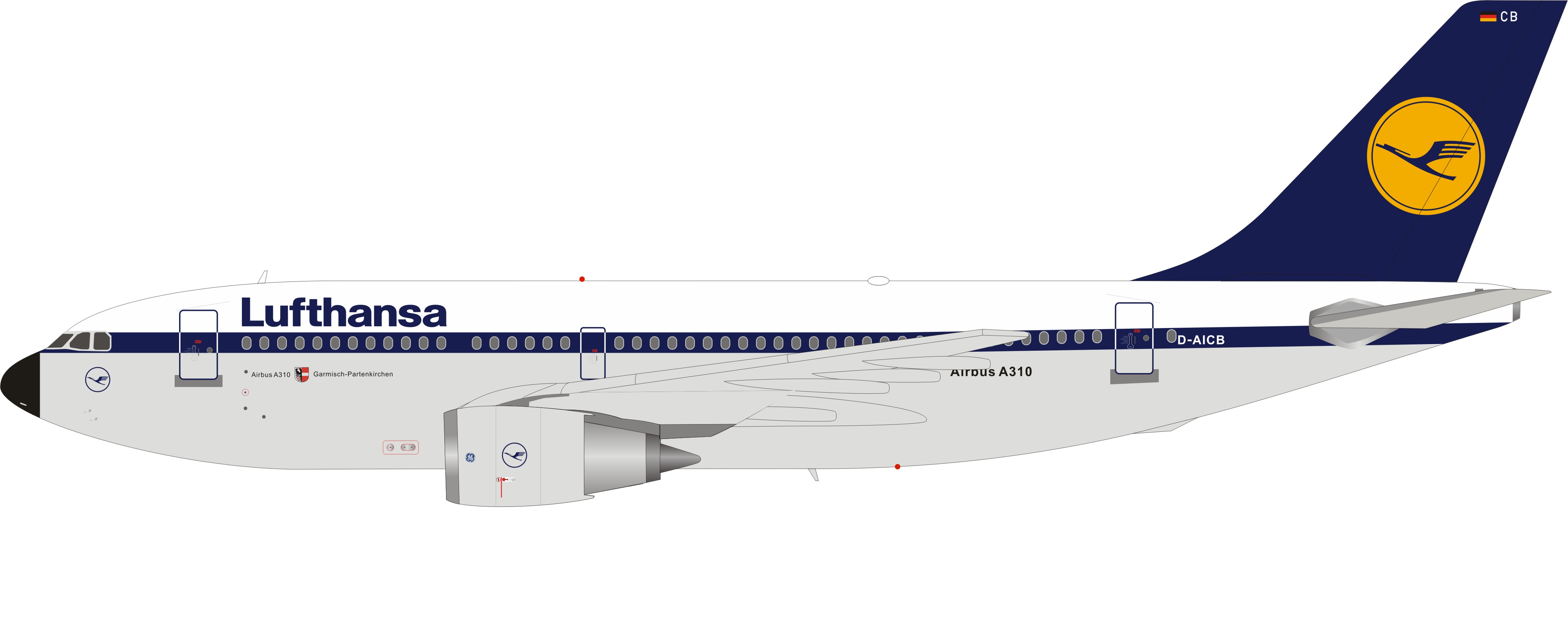 ScaleModelStore.com :: B Models 1:200 - B-310-0718 - Lufthansa Airbus ...