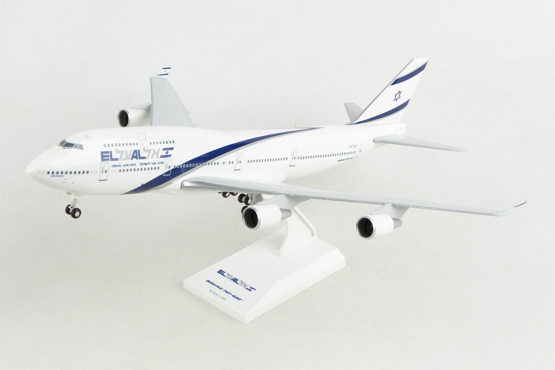 ScaleModelStore.com :: Skymarks 1:200 - SKR488 - El Al Boeing 747-400 ScaleModelStore.com :: Skymarks 1:200 - SKR488 - El Al Boeing 747-400