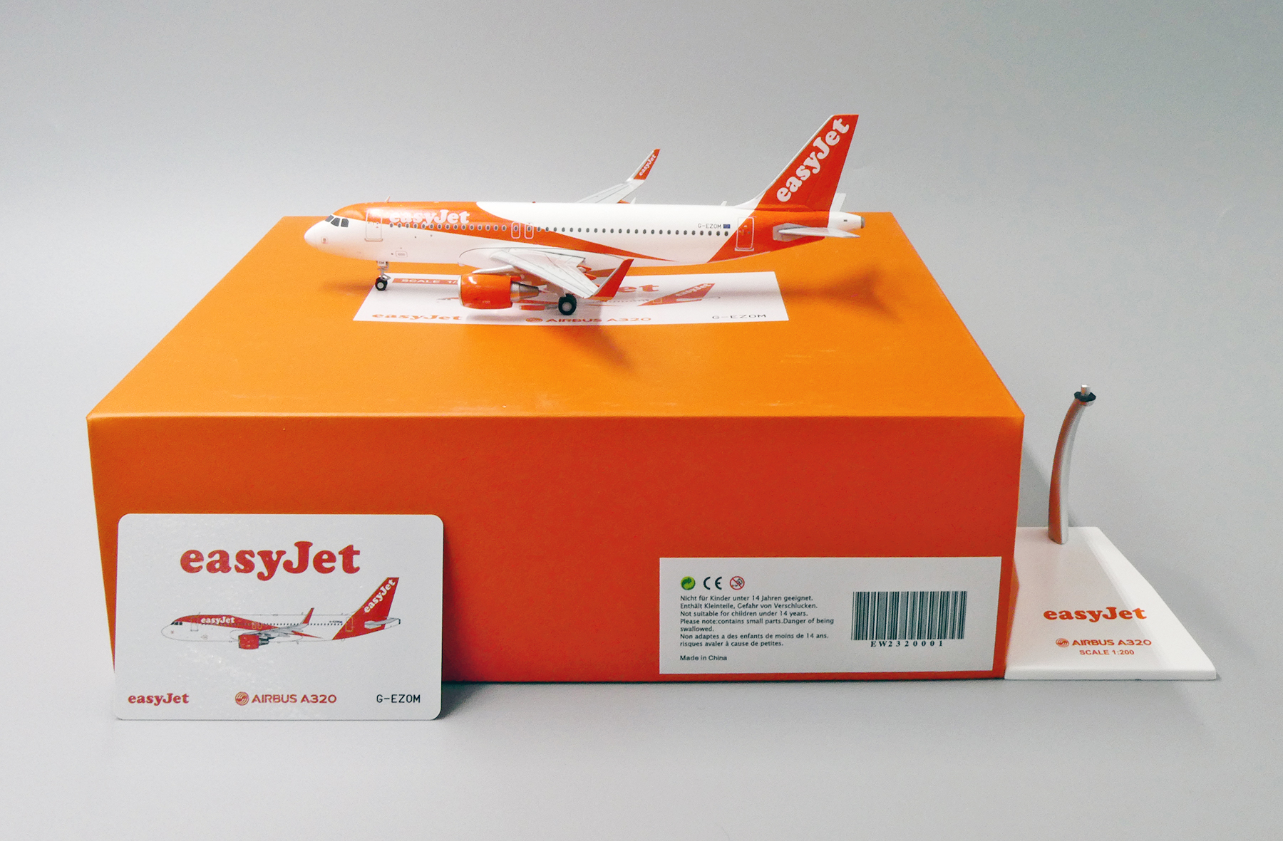 ScaleModelStore.com :: JC Wings 1:200 - EW2320001 - EasyJet Airbus A320