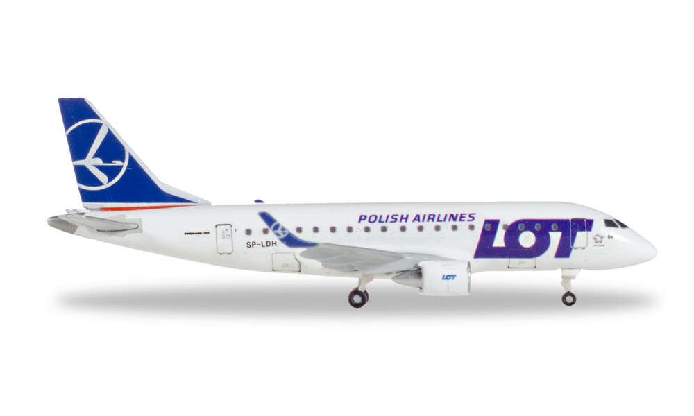 ScaleModelStore.com :: Herpa Wings 1:500 - 530583 - LOT Embraer E170