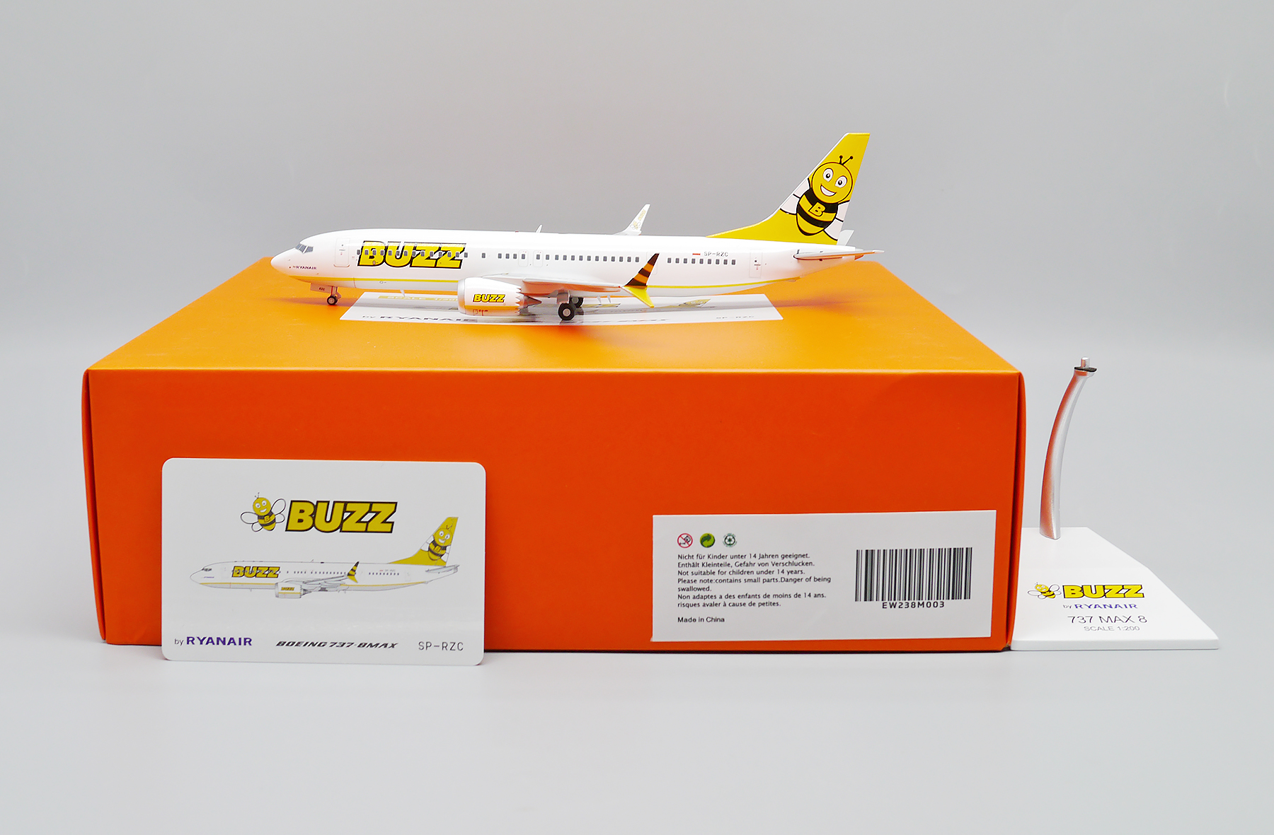 ScaleModelStore.com :: JC Wings 1:200 - EW238M003 - Buzz (Ryanair ...