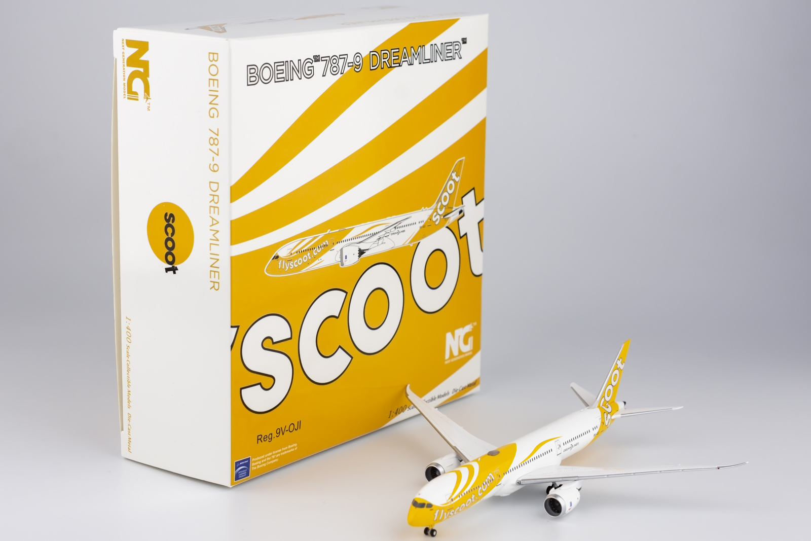 ScaleModelStore.com :: NG Models 1:400 - 55097 - Scoot Boeing 787-9