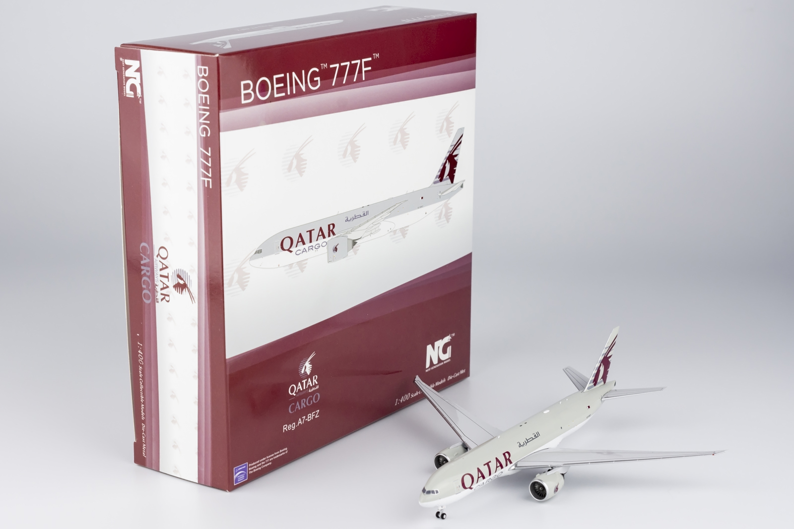 ScaleModelStore.com :: NG Models 1:400 - 72023 - Qatar Airways Cargo ...