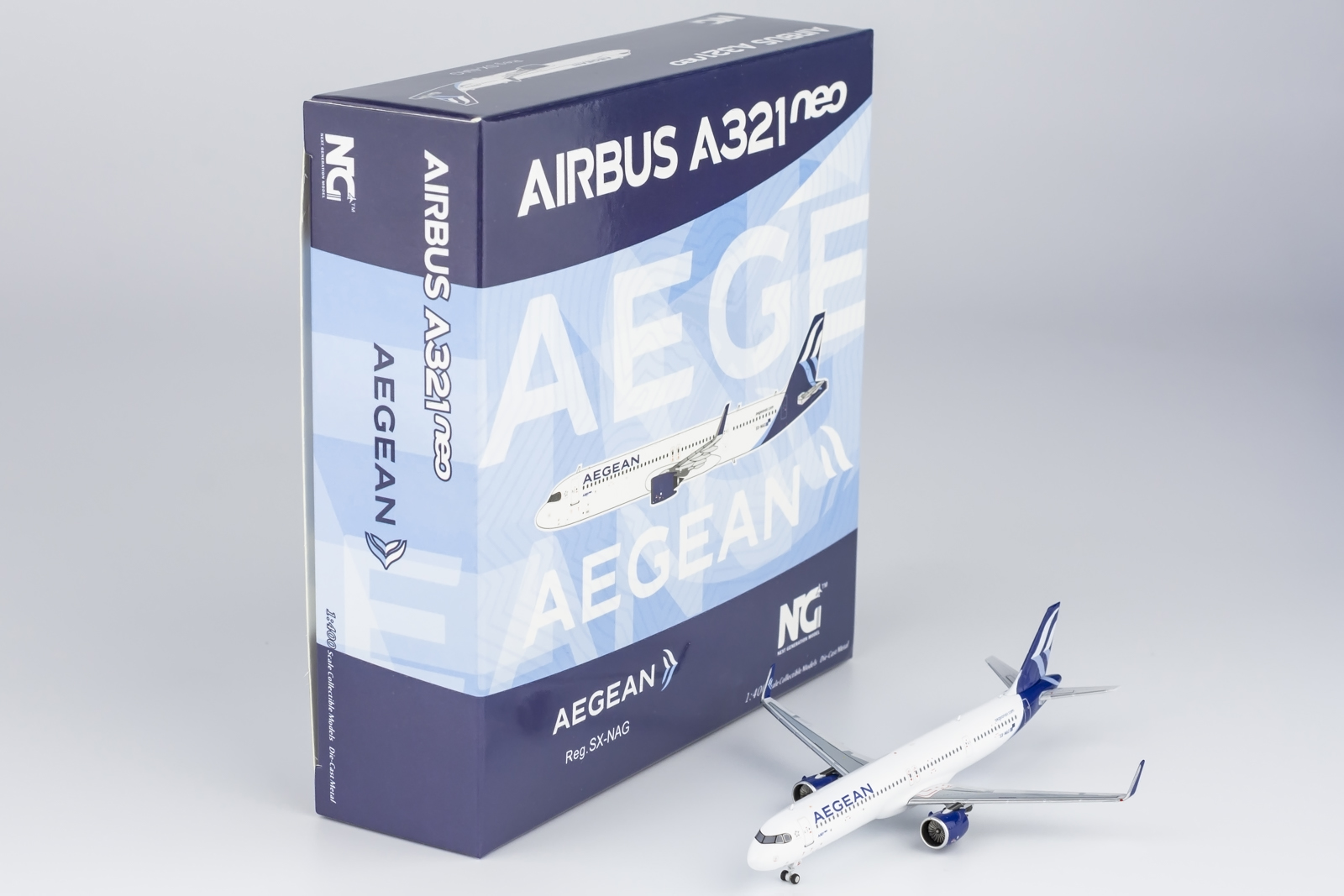 ScaleModelStore.com :: NG Models 1:400 - 13080 - Aegean Airlines Airbus ...