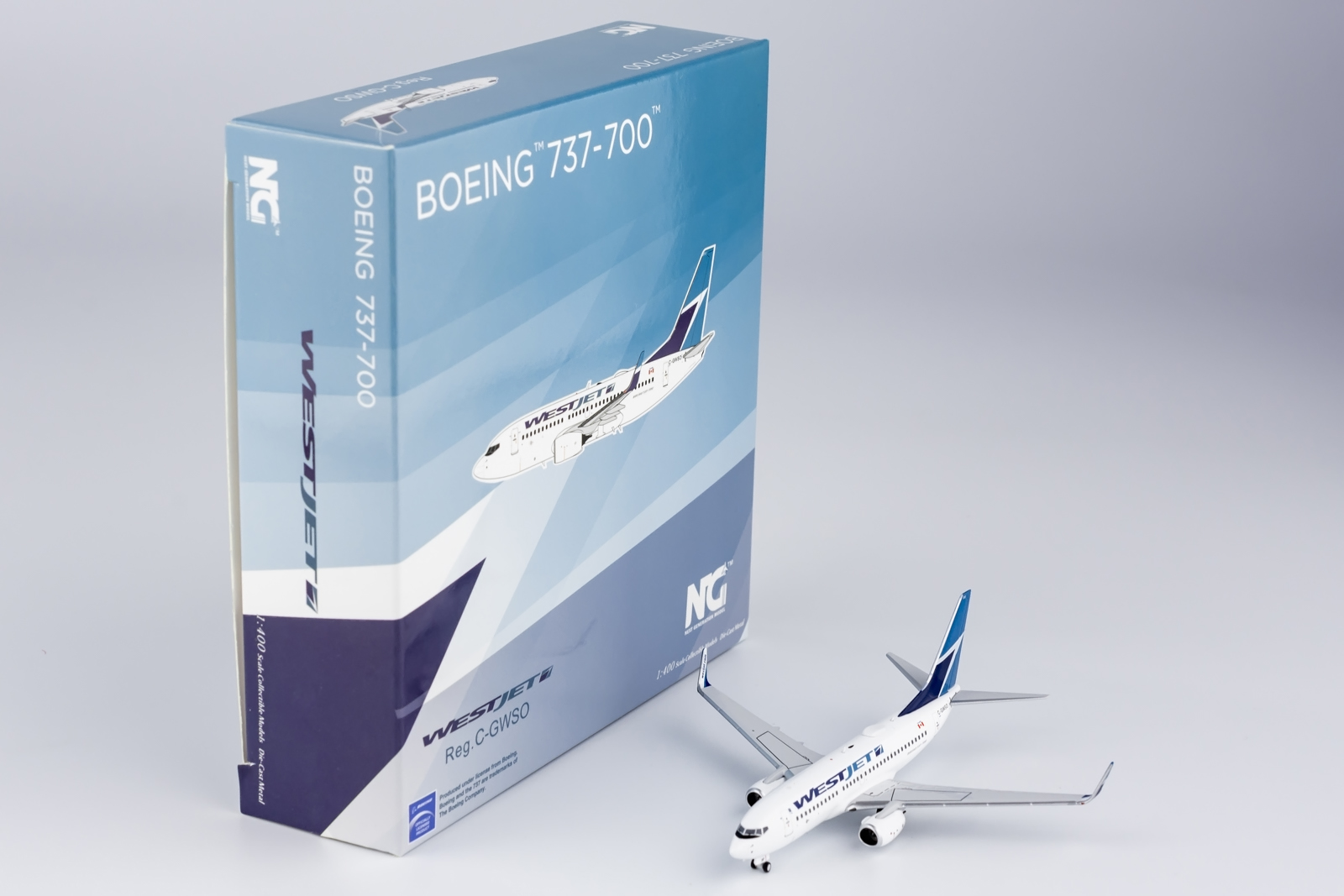 ScaleModelStore.com :: NG Models 1:400 - 77037 - Westjet Airlines ...