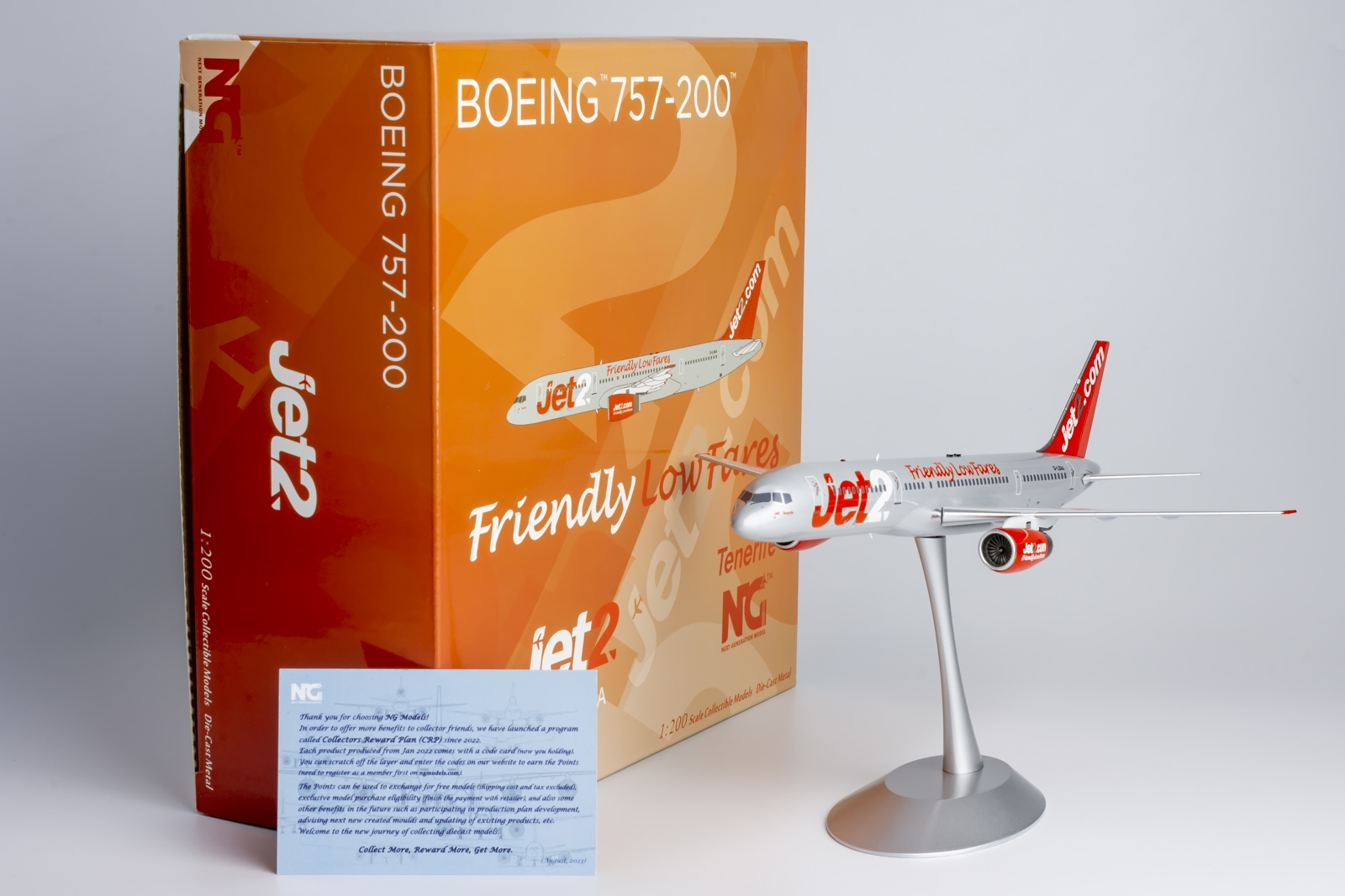 ScaleModelStore.com :: NG Models 1:200 - 42002 - Jet2 Boeing 757-200