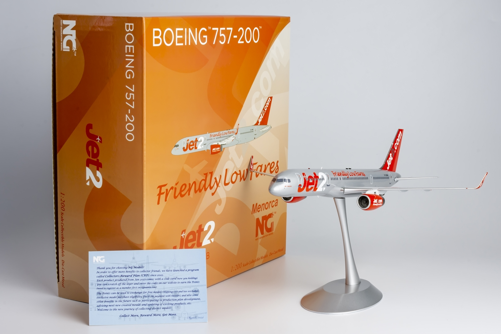 ScaleModelStore.com :: NG Models 1:200 - 42003 - Jet2 Boeing 757-200/w