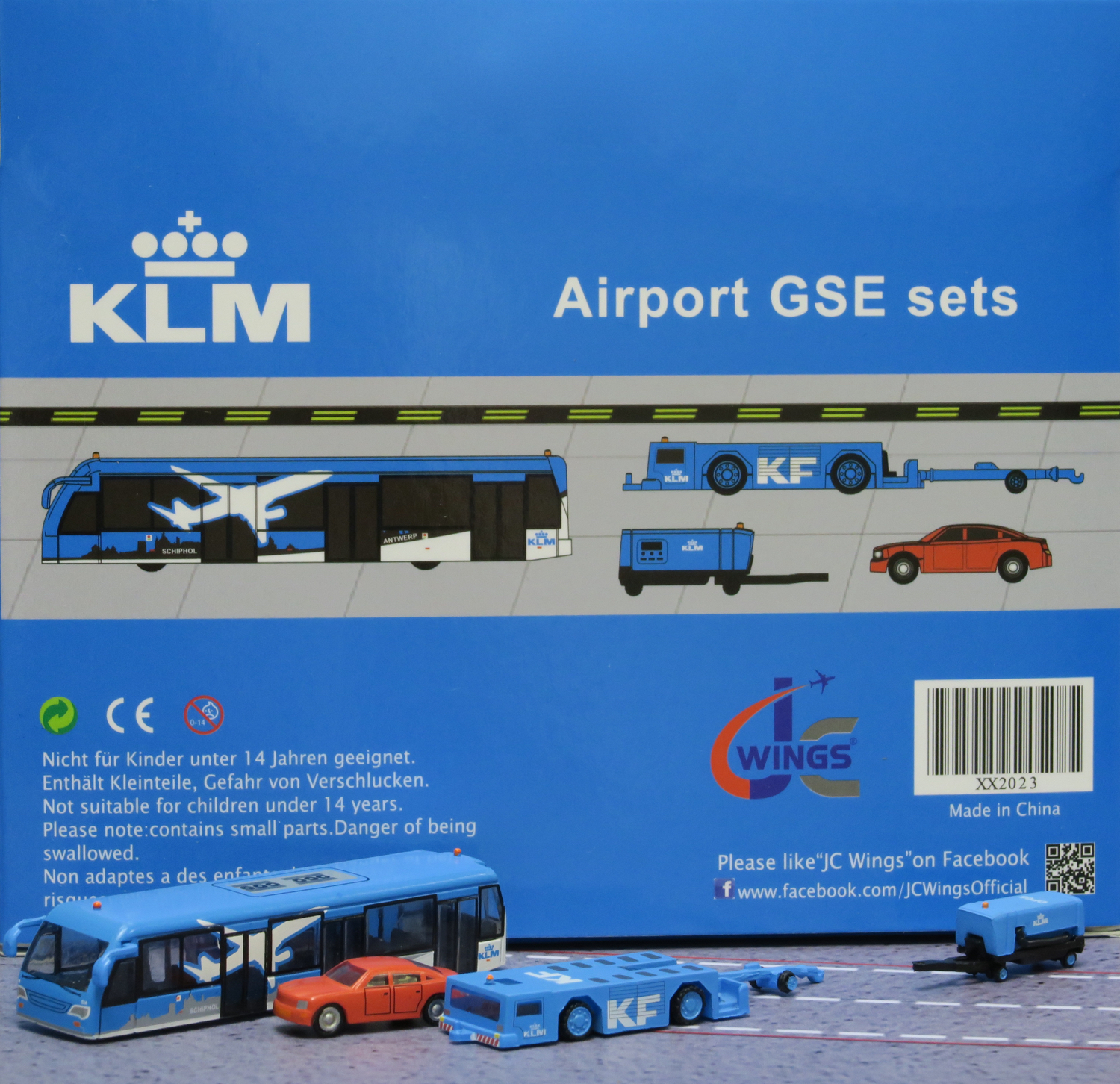 ScaleModelStore.com :: JC Wings 1:200 - XX2023 - KLM Airport GSE set 3